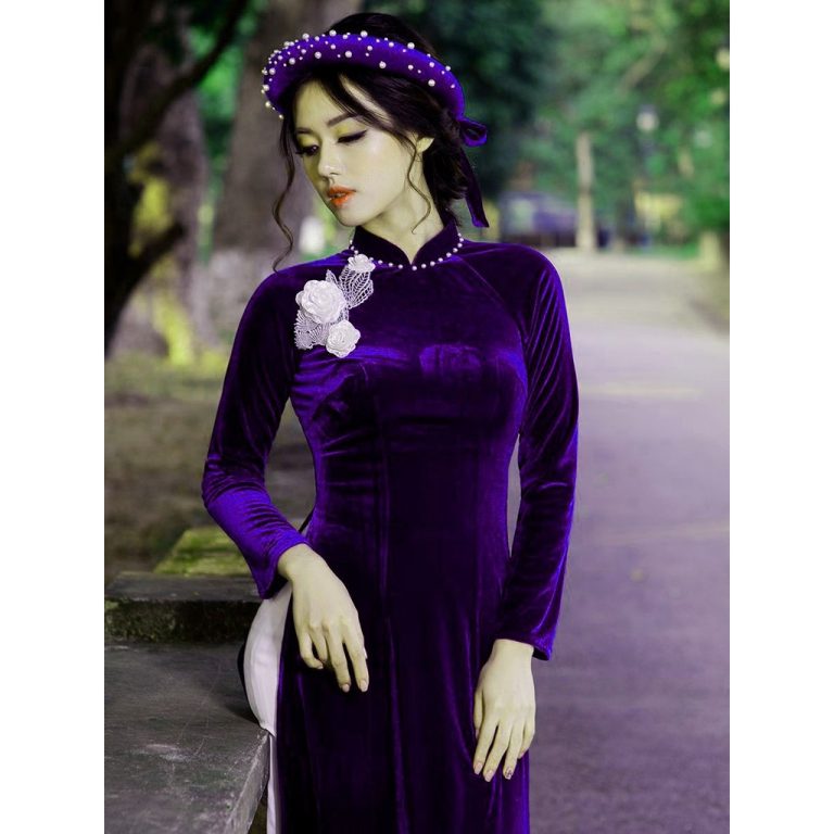 Top 7 mẫu áo dài tím Huế đẹp nhất mà bạn không thể bỏ qua - Tài Lộc Wedding